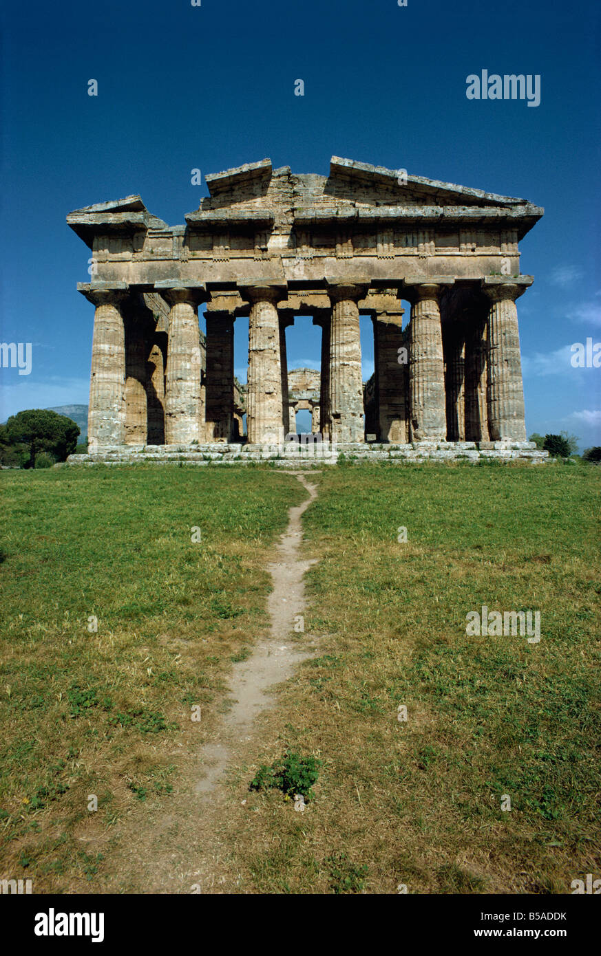 Temple of Neptune at Paestum, near Salerno, Campania, Italy, Europe ...