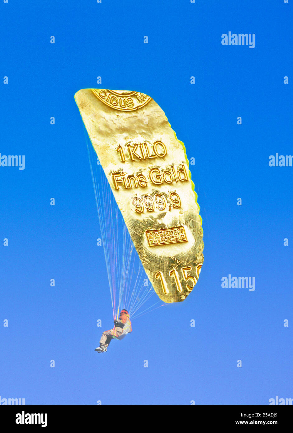 Golden parachute hi-res stock photography and images - Alamy