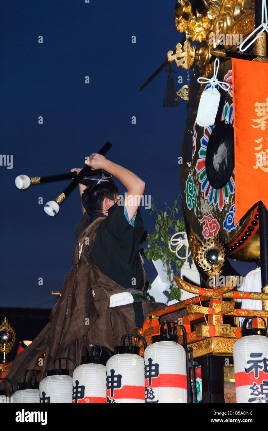 Decorated floats at Takayama spring festival, Honshu Island, Japan ...