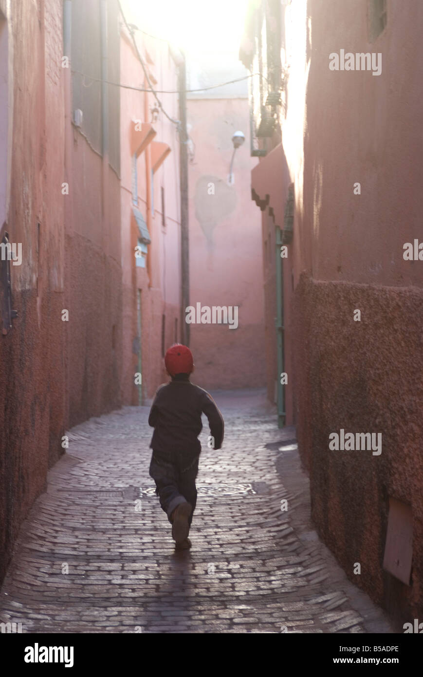 Back street of Marrakech Morocco North Africa Africa Stock Photo - Alamy