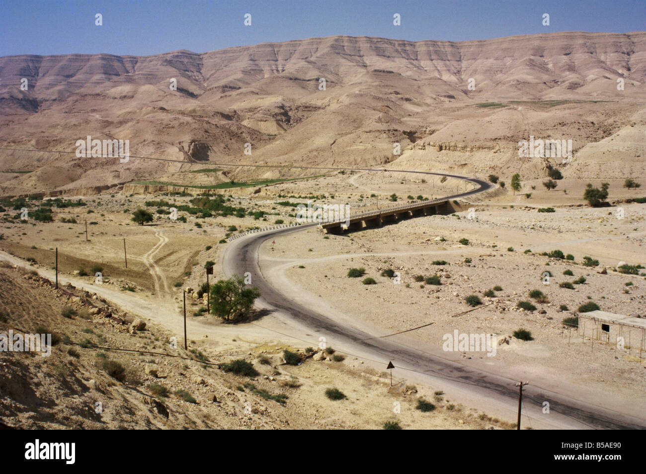Canyon of Wadi Mujib the biblical Arnon and boundary between Amorites ...