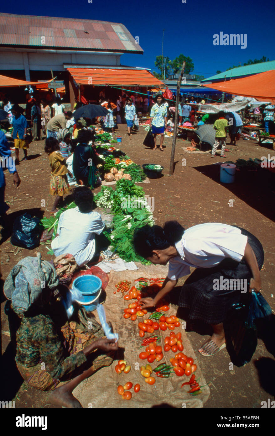 Market at Soe, western Timor, Timor, Southeast Asia Stock Photo - Alamy