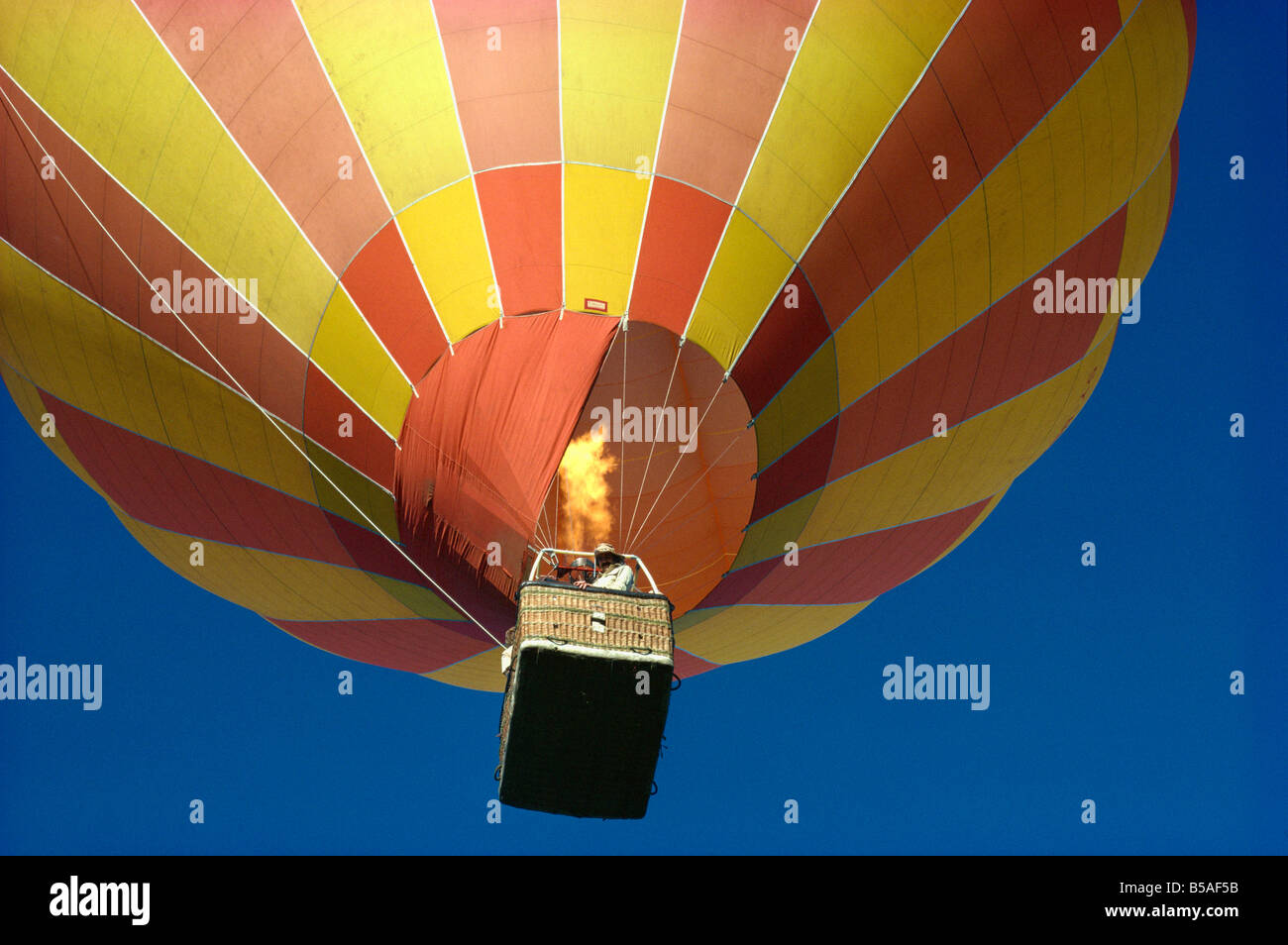 Hot air balloon Kenya East Africa Africa Stock Photo - Alamy