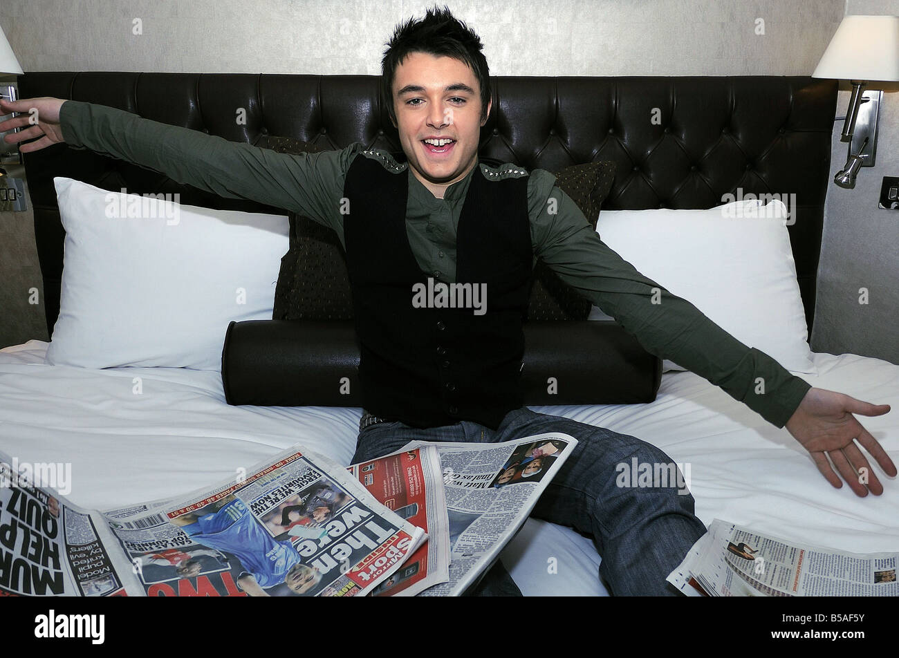 A day in the life of Leon Jackson who won a 1million recording contact ...