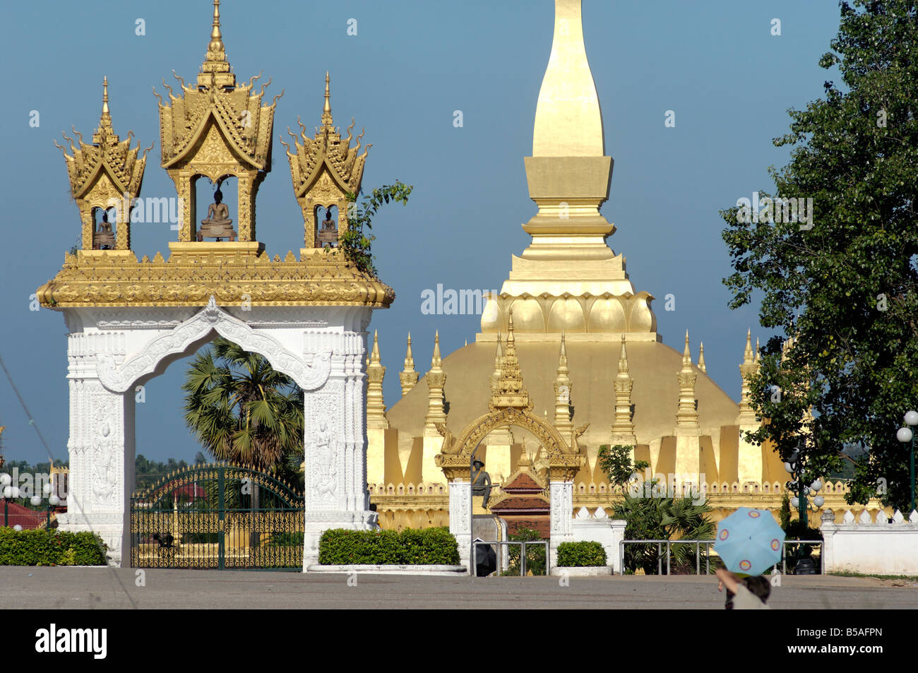 That Luang stupa, the largest in Laos, built in 1566 by King ...
