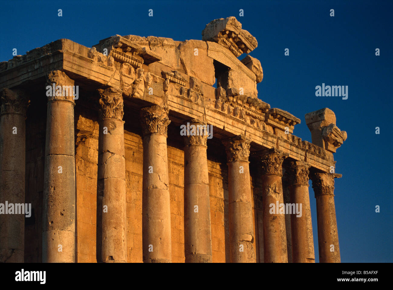 Roman temple of Bacchus, Baalbek, UNESCO World Heritage Site, Lebanon ...