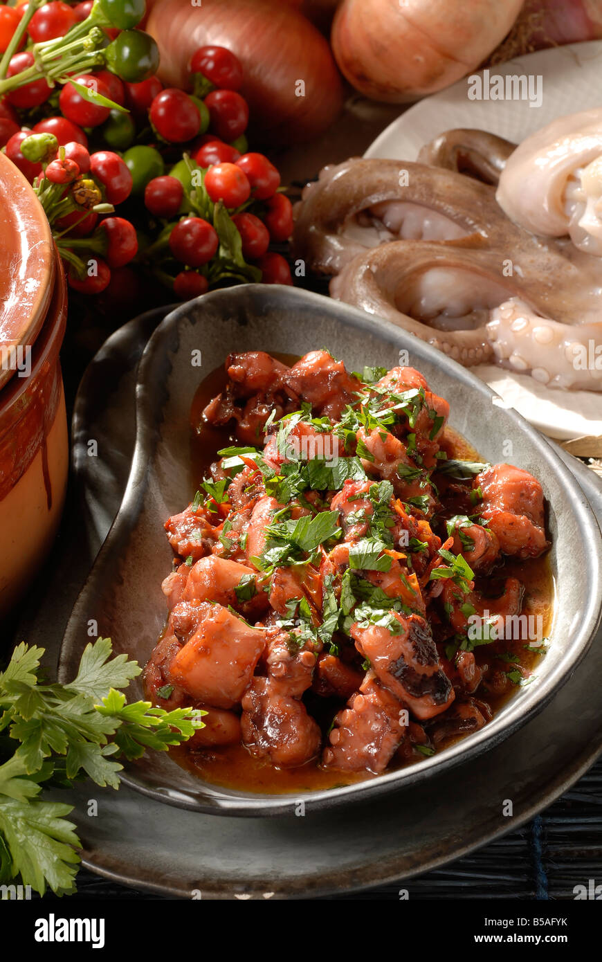Octopus soup hi-res stock photography and images - Alamy