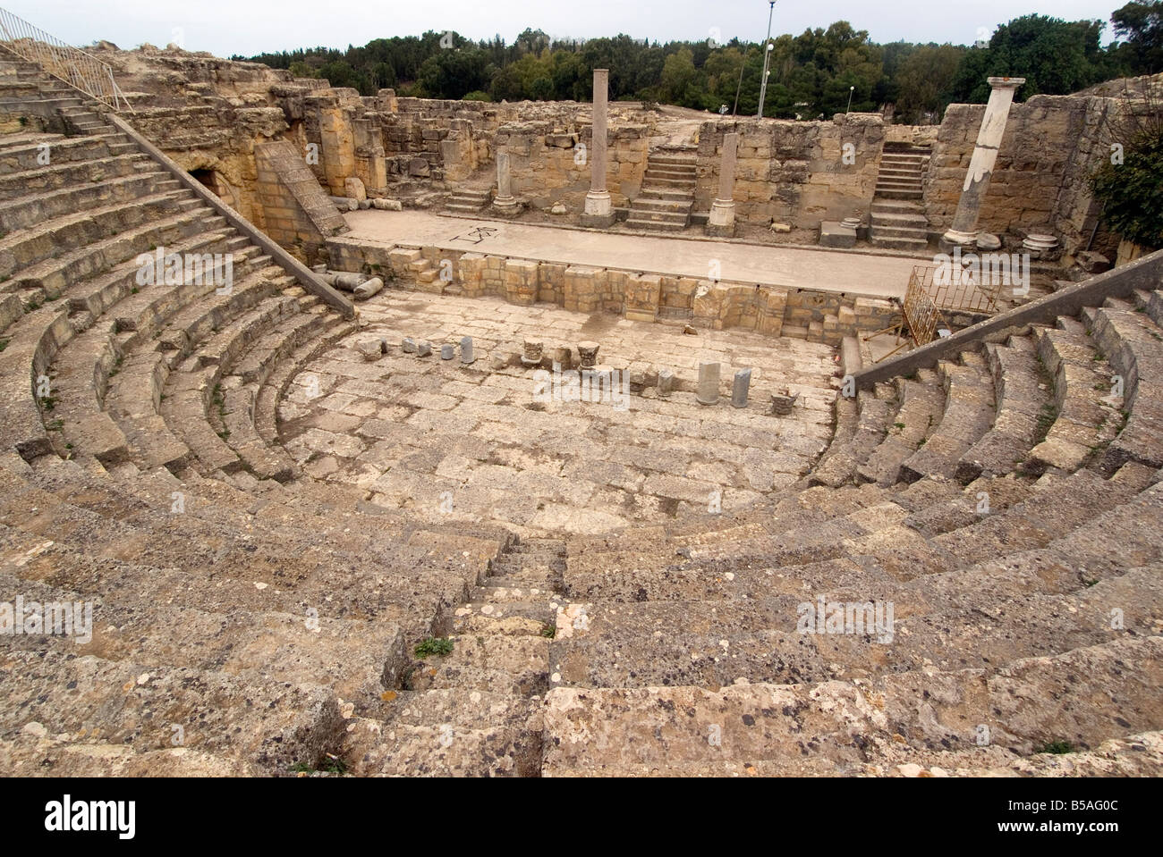 Odeon (small Greek theatre), Greek and Roman site of Cyrene, UNESCO ...