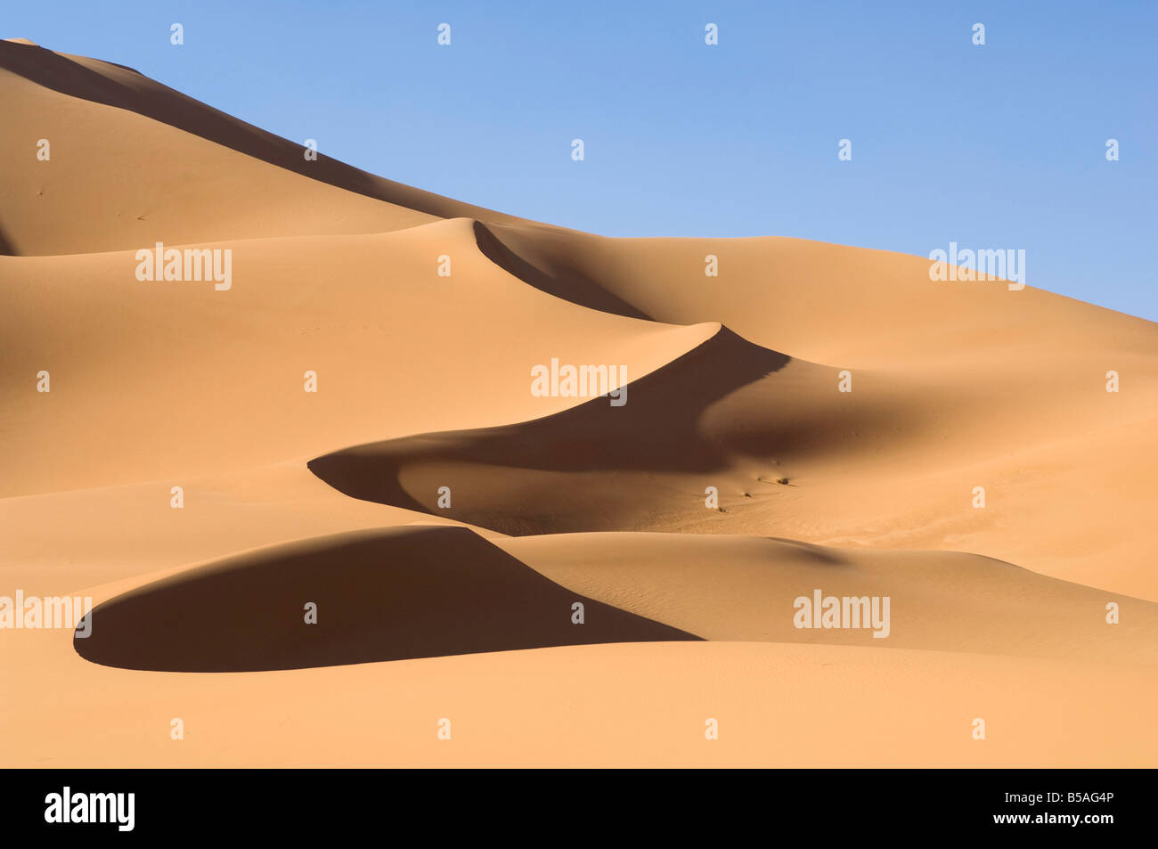 Erg Awbari, Sahara desert, Fezzan, Libya, North Africa, Africa Stock ...