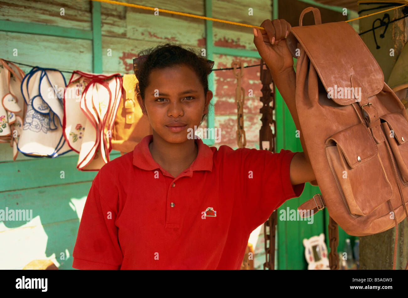 Storekeeper Nosy Be island Madagascar Africa Stock Photo - Alamy