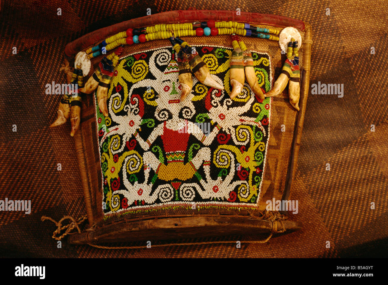 Orang Ulu baby carriage Kuching Sarawak Malaysia Southeast Asia Asia ...