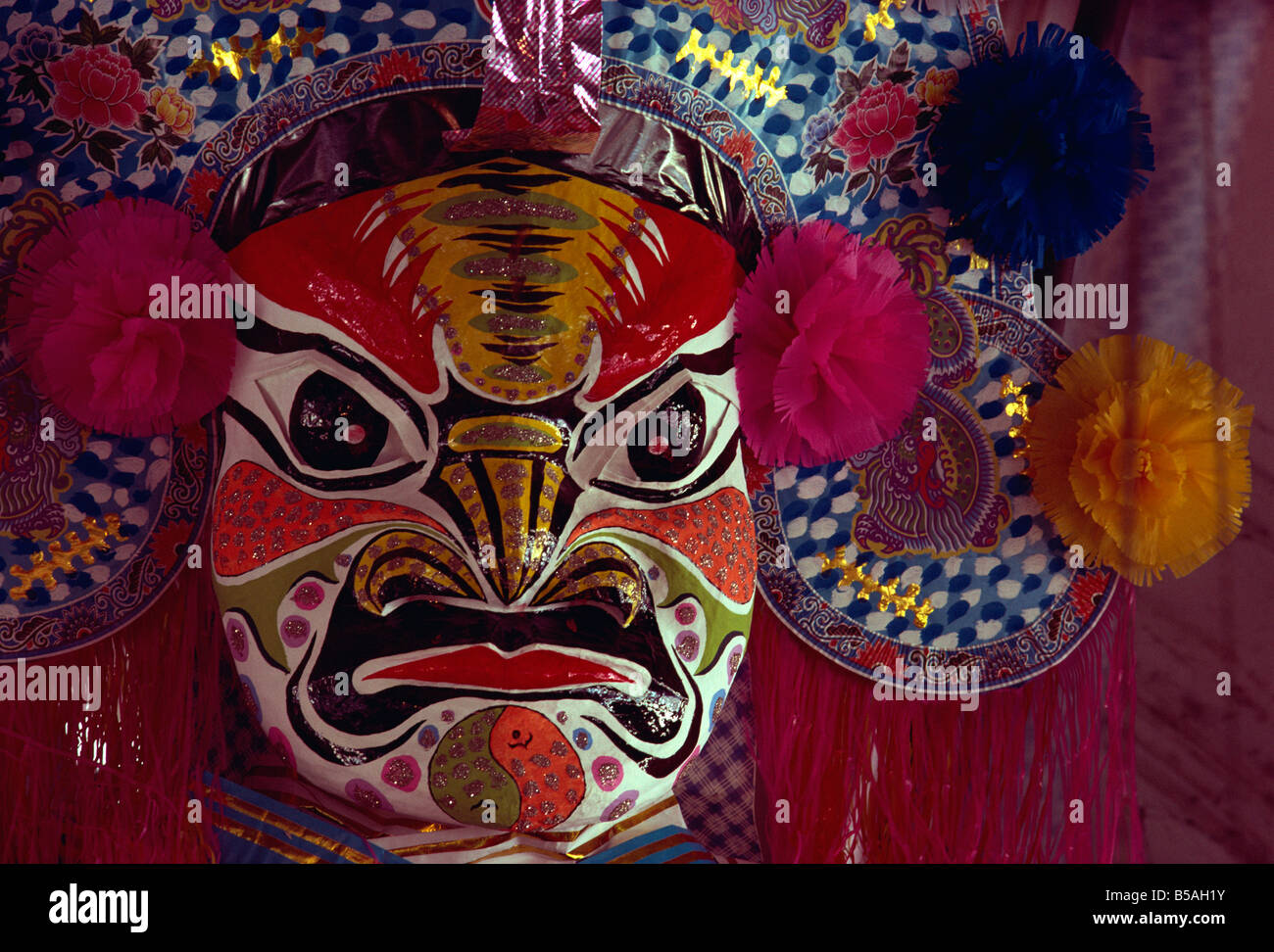 Papier mache mask Hungry Ghost Penang Malaysia Southeast Asia Asia ...