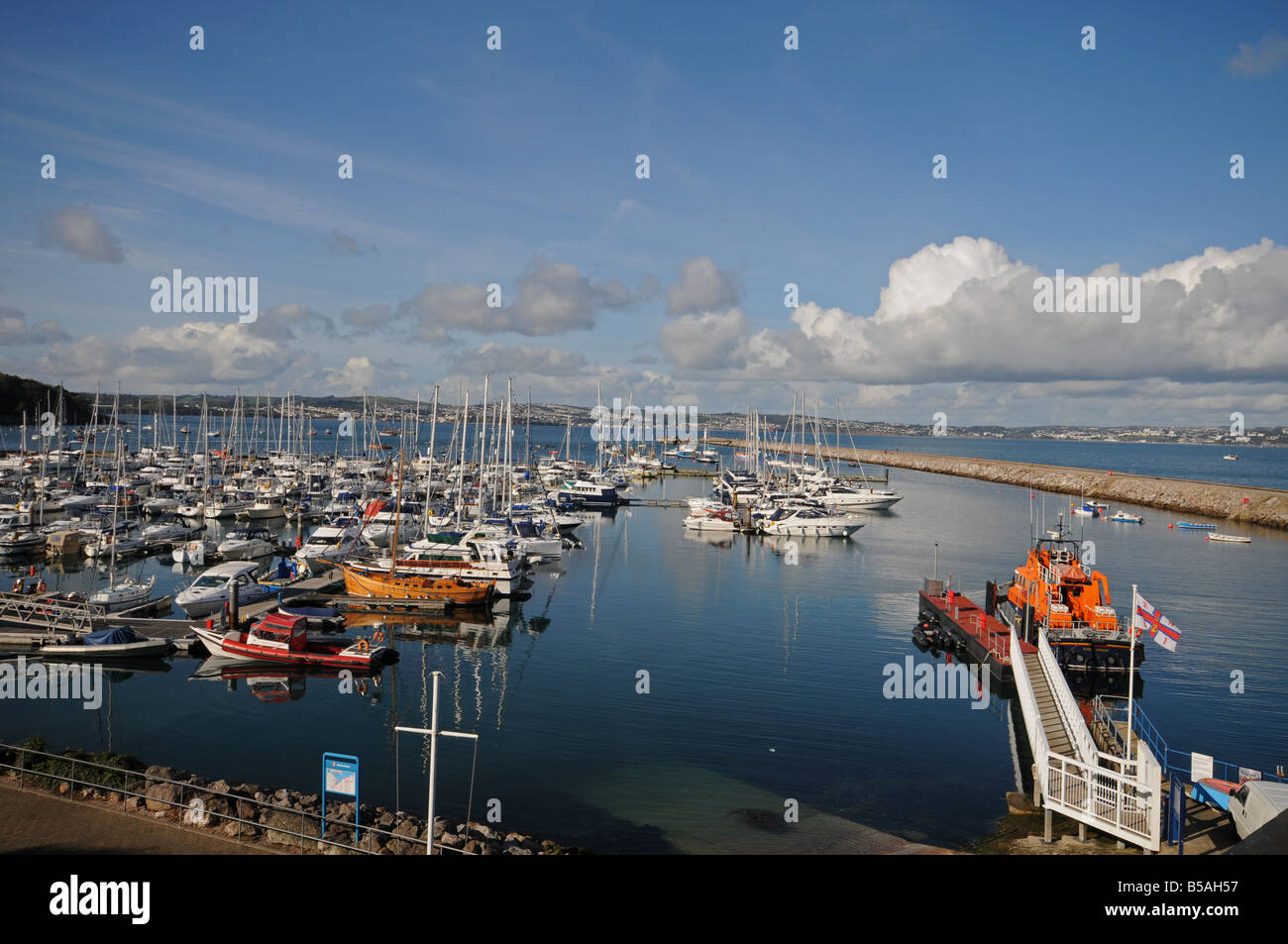 Brixham Marina, Torbay, Devon, England Stock Photo - Alamy