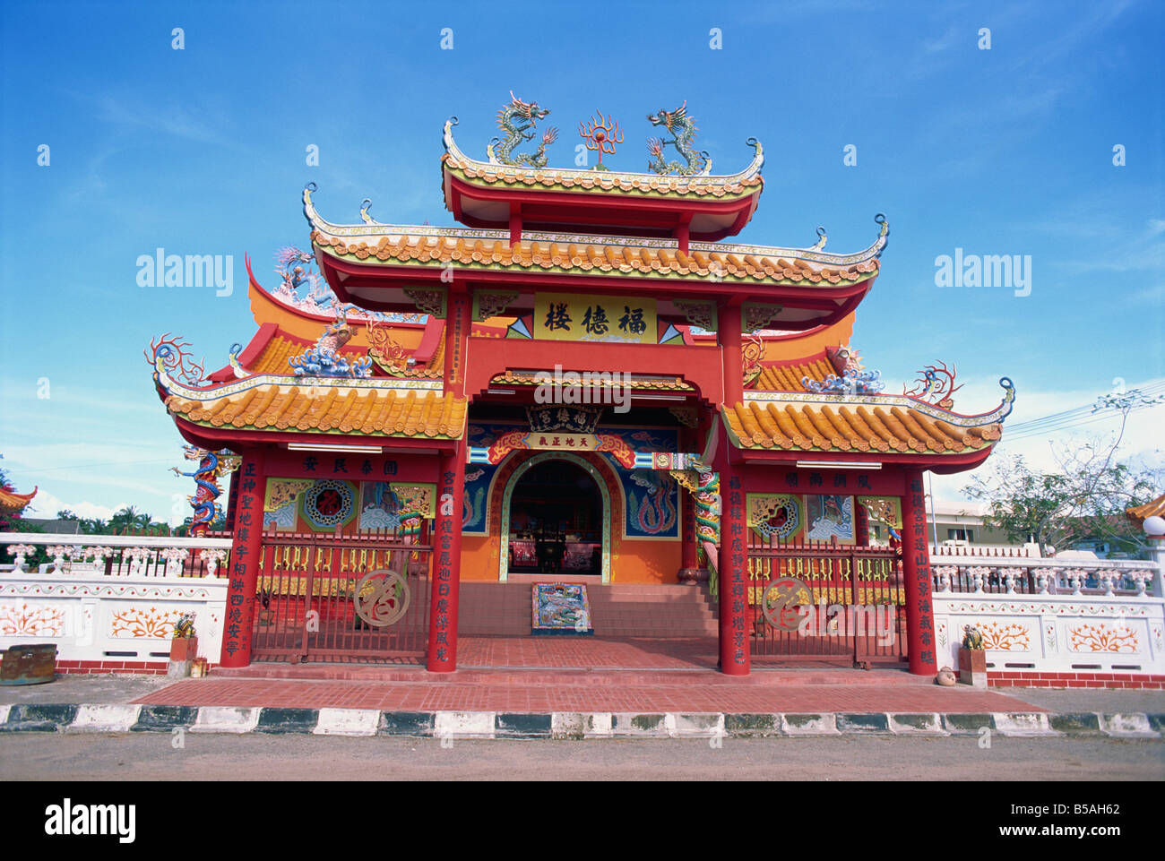 Chinese Temple in Kota Kinabalu Sabah Malaysia Asia L Murray Stock ...