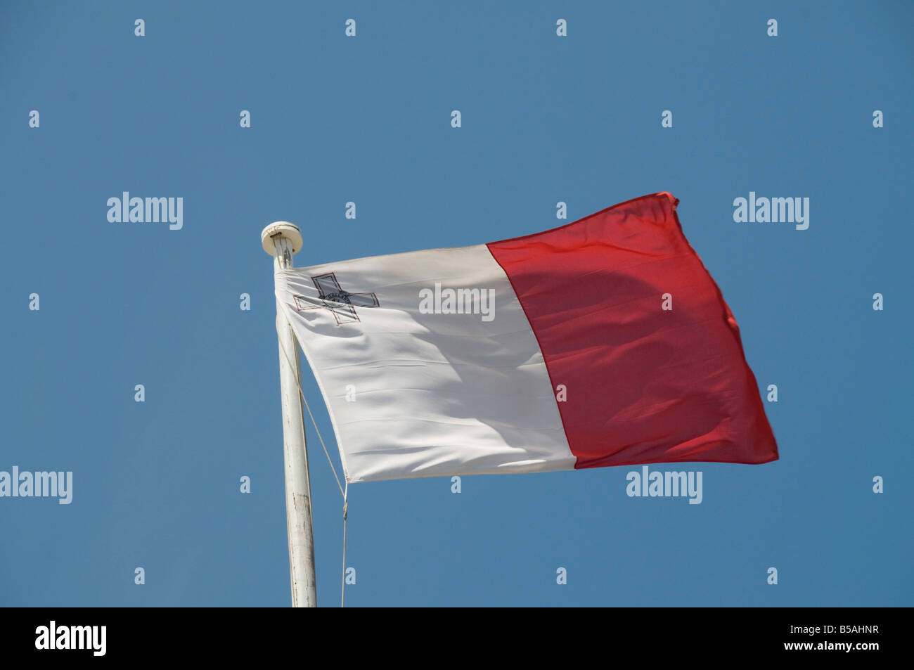 Flag, Valletta, Malta, Europe Stock Photo - Alamy