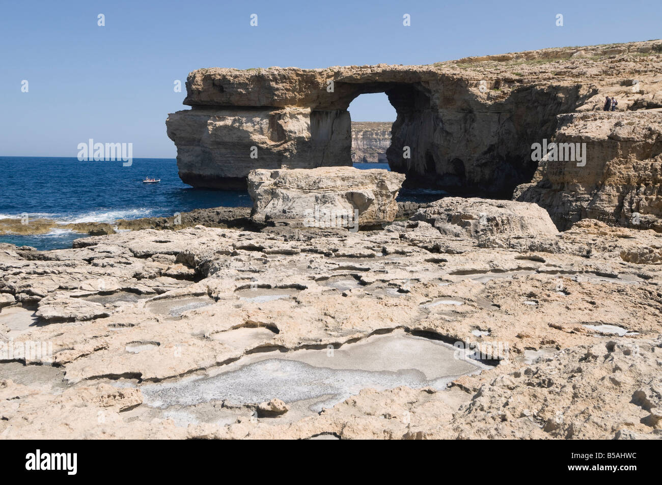 The Azure Window at Dwejra Point, Gozo, Malta, Europe Stock Photo - Alamy