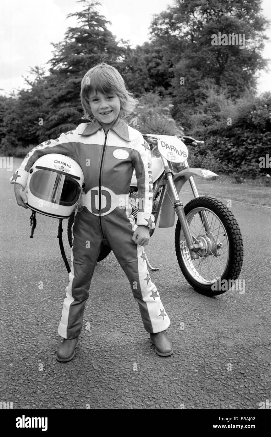 Boy Stunt Rider: 6 year old Darius Goodwin is pictured here prior to ...