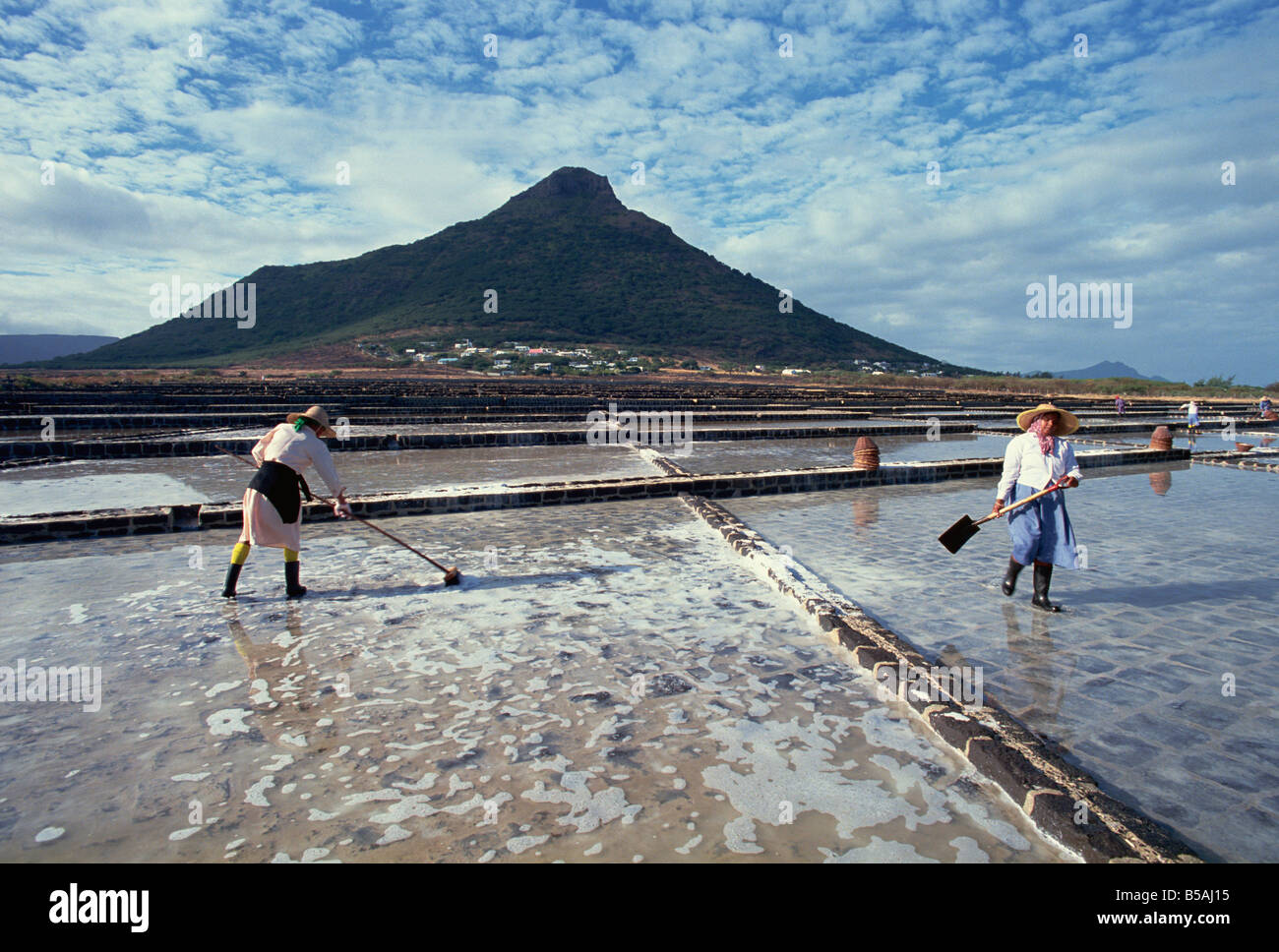 Mauritius salt pans hi-res stock photography and images - Alamy
