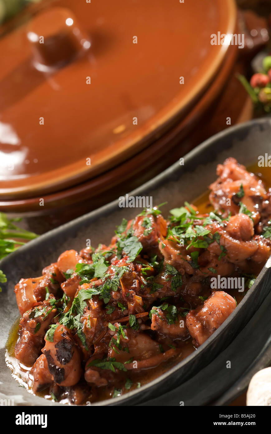 Octopus recipe hi-res stock photography and images - Alamy