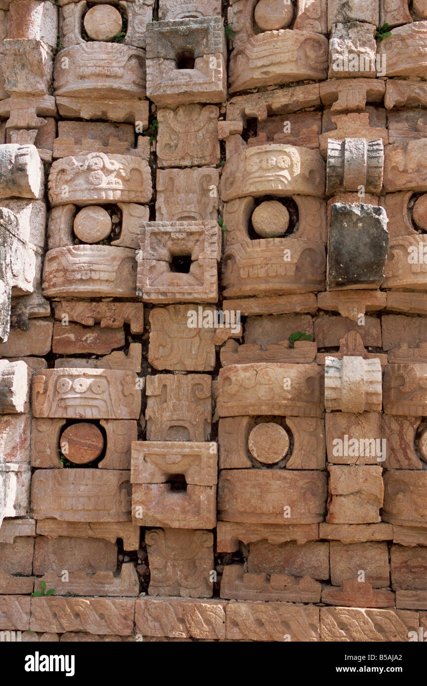 Puuc Mayan site of Kabah, the Codz Poop (Palace of Masks), Kabah, near ...