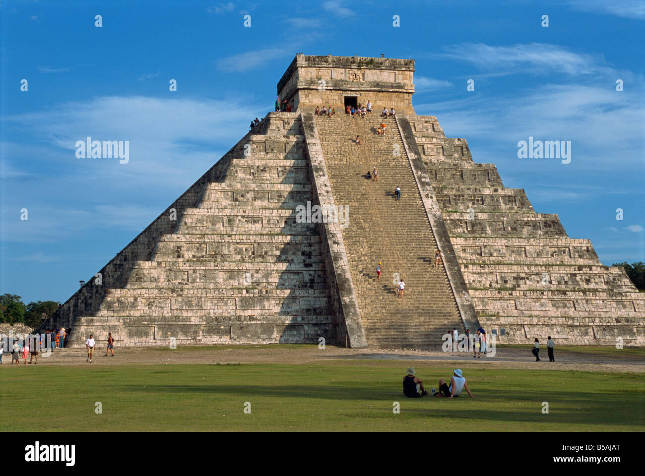 El Castillo, pyramid dedicated to the god Kukulcan, Chichen Itza ...