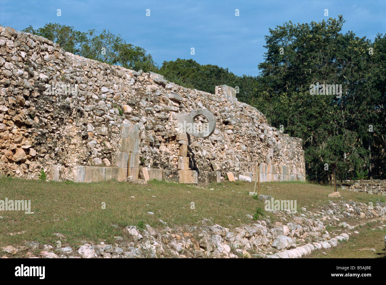 The ball court, Uxmal, UNESCO World Heritage Site, Yucatan, Mexico ...