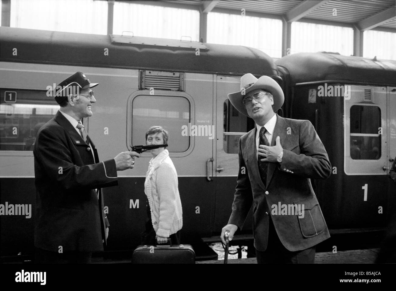 American actor Larry Hagman who plays J. R. Ewing in the hit TV series ...