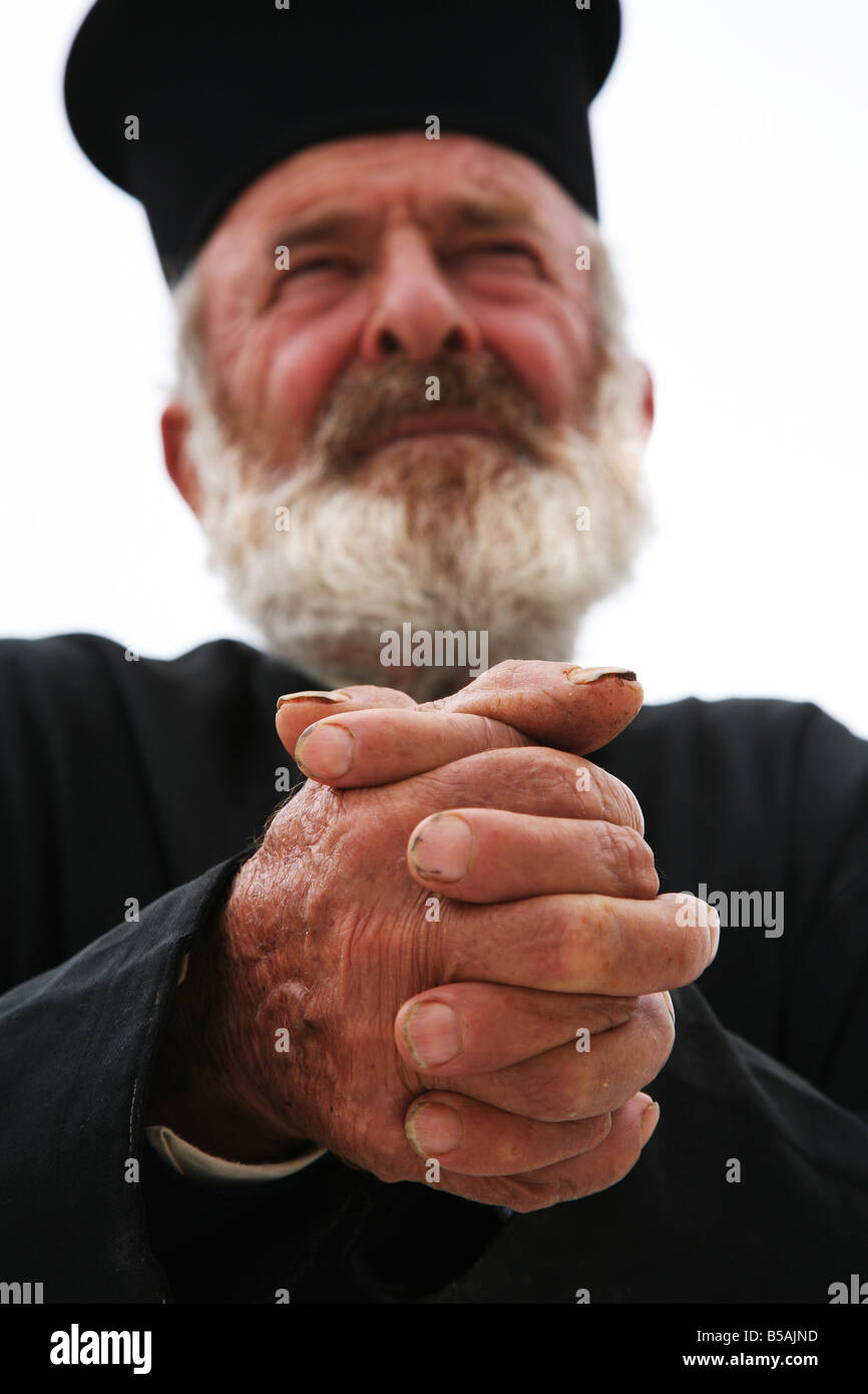 Praying hands greece hi-res stock photography and images - Alamy
