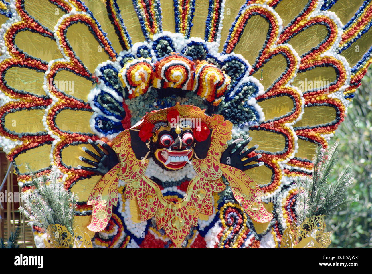 Mask funeral rites Bali Indonesia Southeast Asia Asia Stock Photo - Alamy