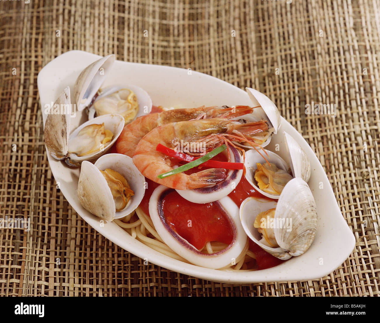 Diverse Food Essentials Stock Photo - Alamy