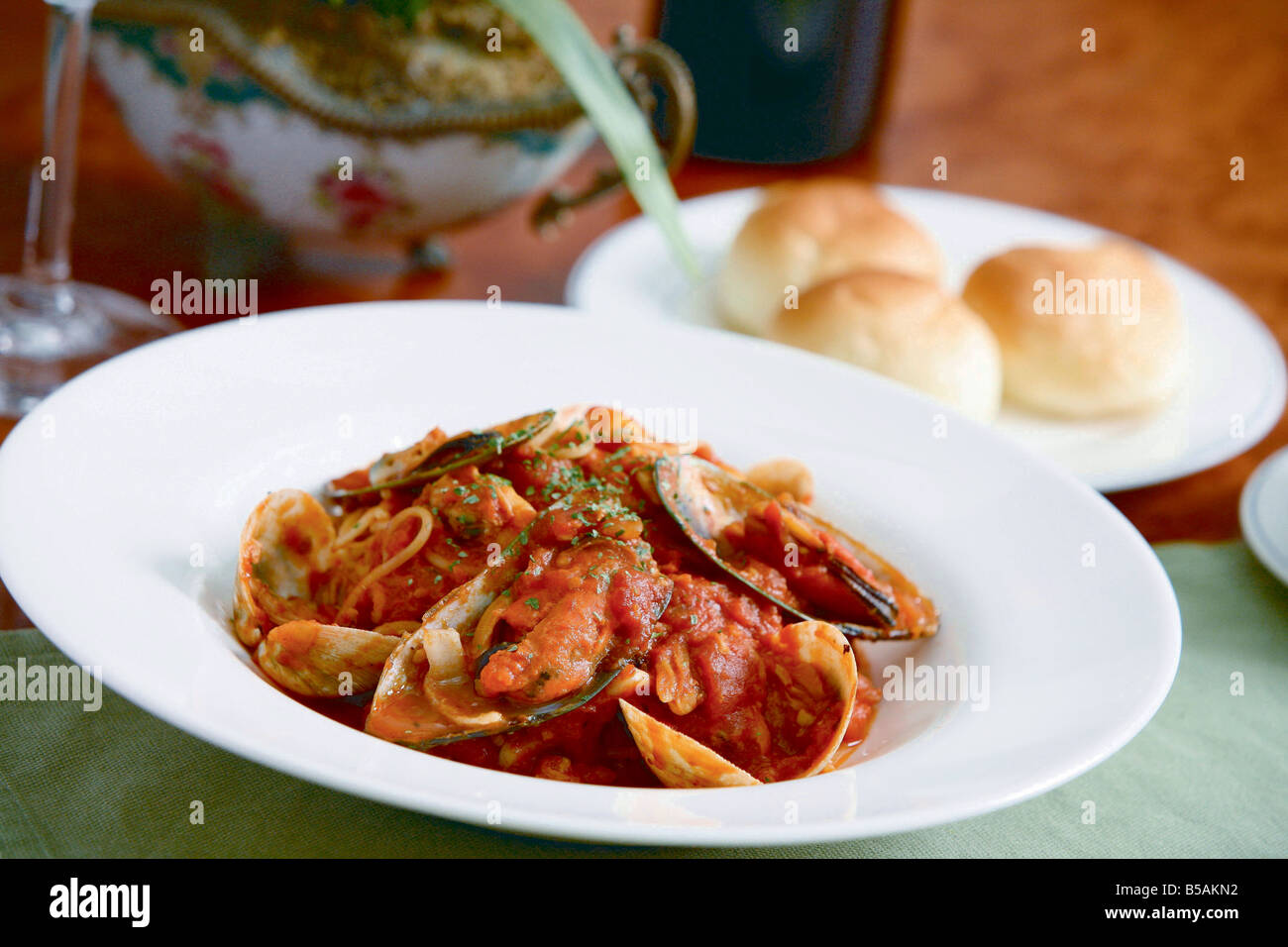 Diverse Food Essentials Stock Photo - Alamy
