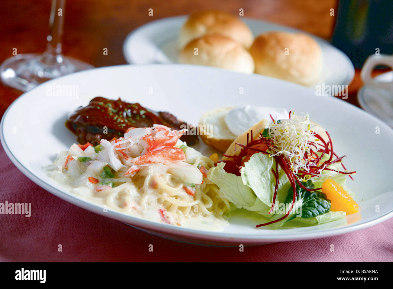 Diverse Food Essentials Stock Photo - Alamy