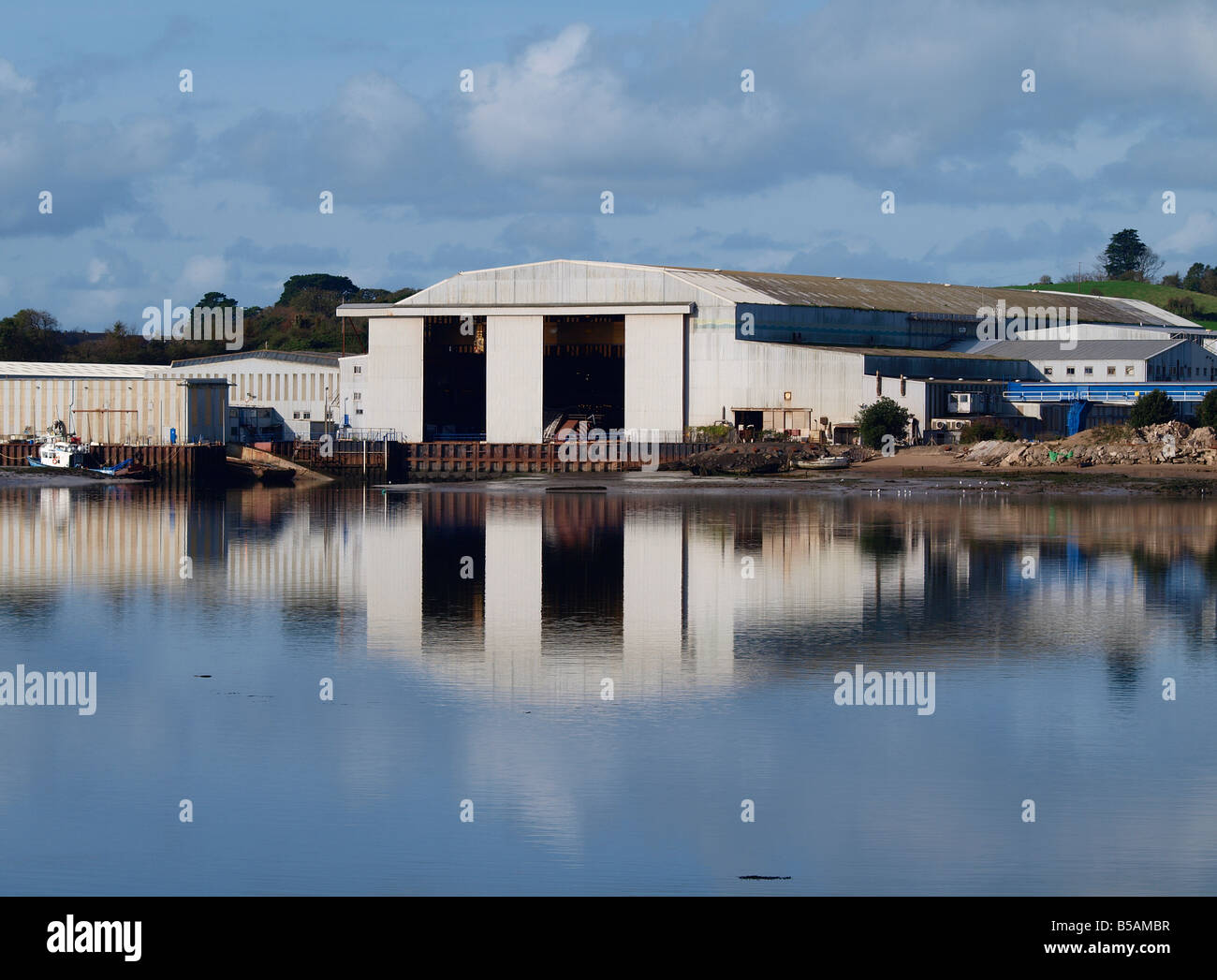 Appledore shipyard, Devon Stock Photo - Alamy