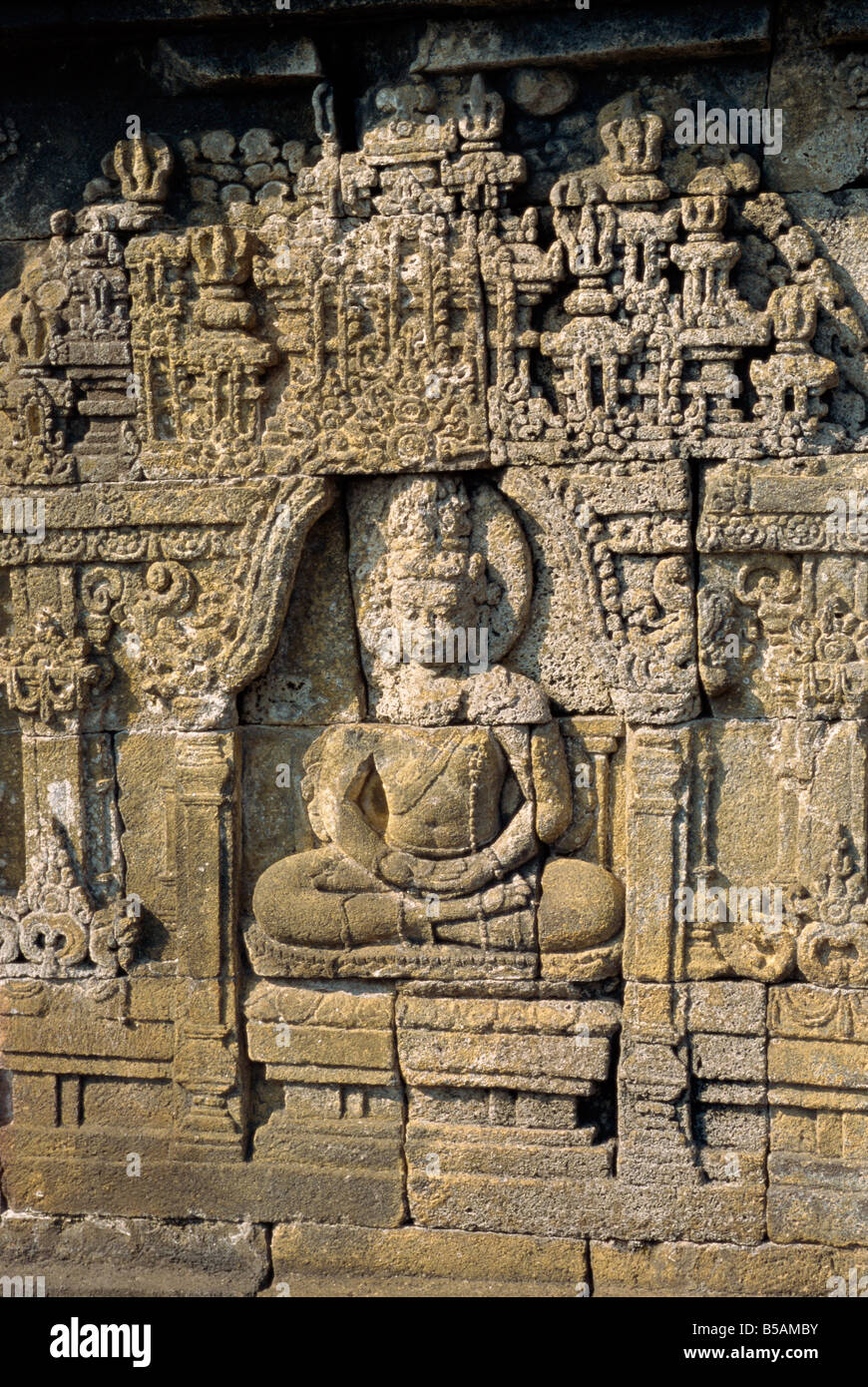 Borobudur frieze hi-res stock photography and images - Alamy