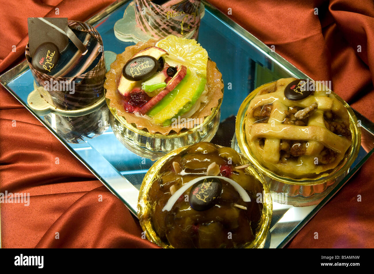Assortment of sweet pastry Stock Photo - Alamy