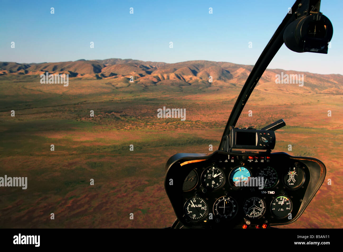 View from a Helicopter Stock Photo - Alamy