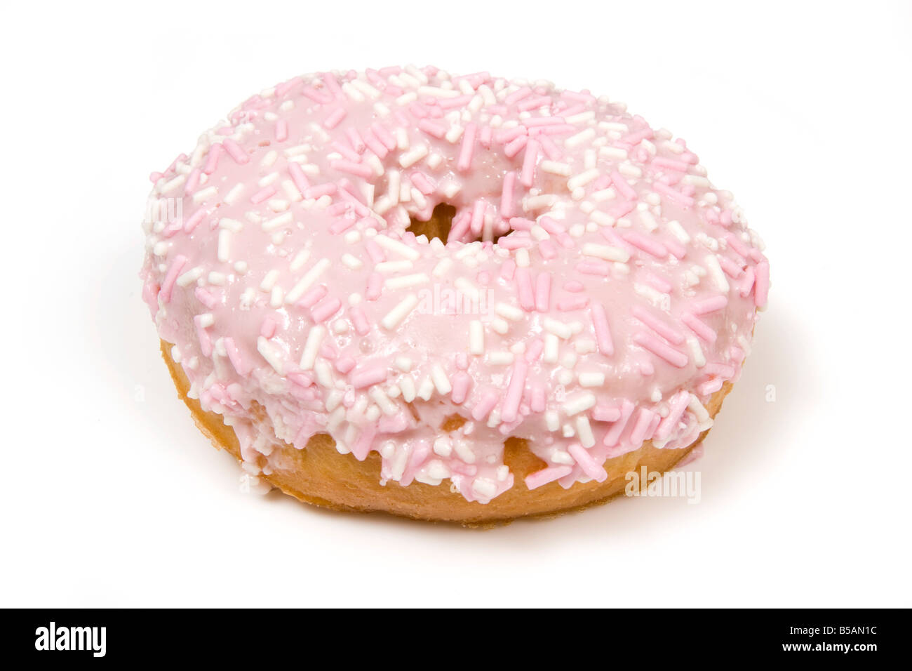 Ring doughnut isolated on a white studio background Stock Photo - Alamy