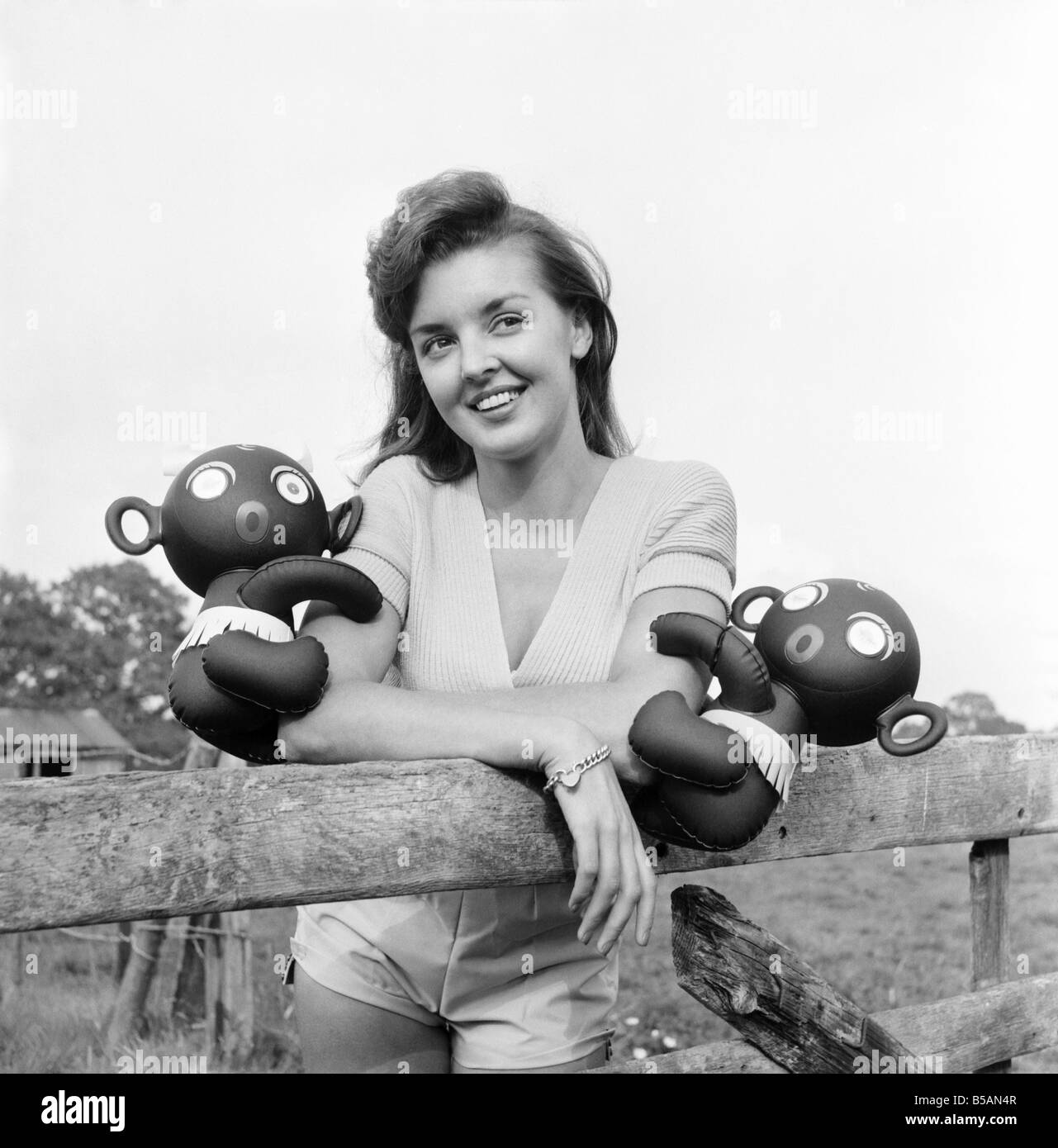 Inflatable toys Black and White Stock Photos & Images - Alamy