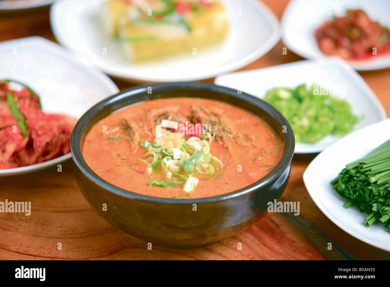 Diverse Food Essentials Stock Photo - Alamy