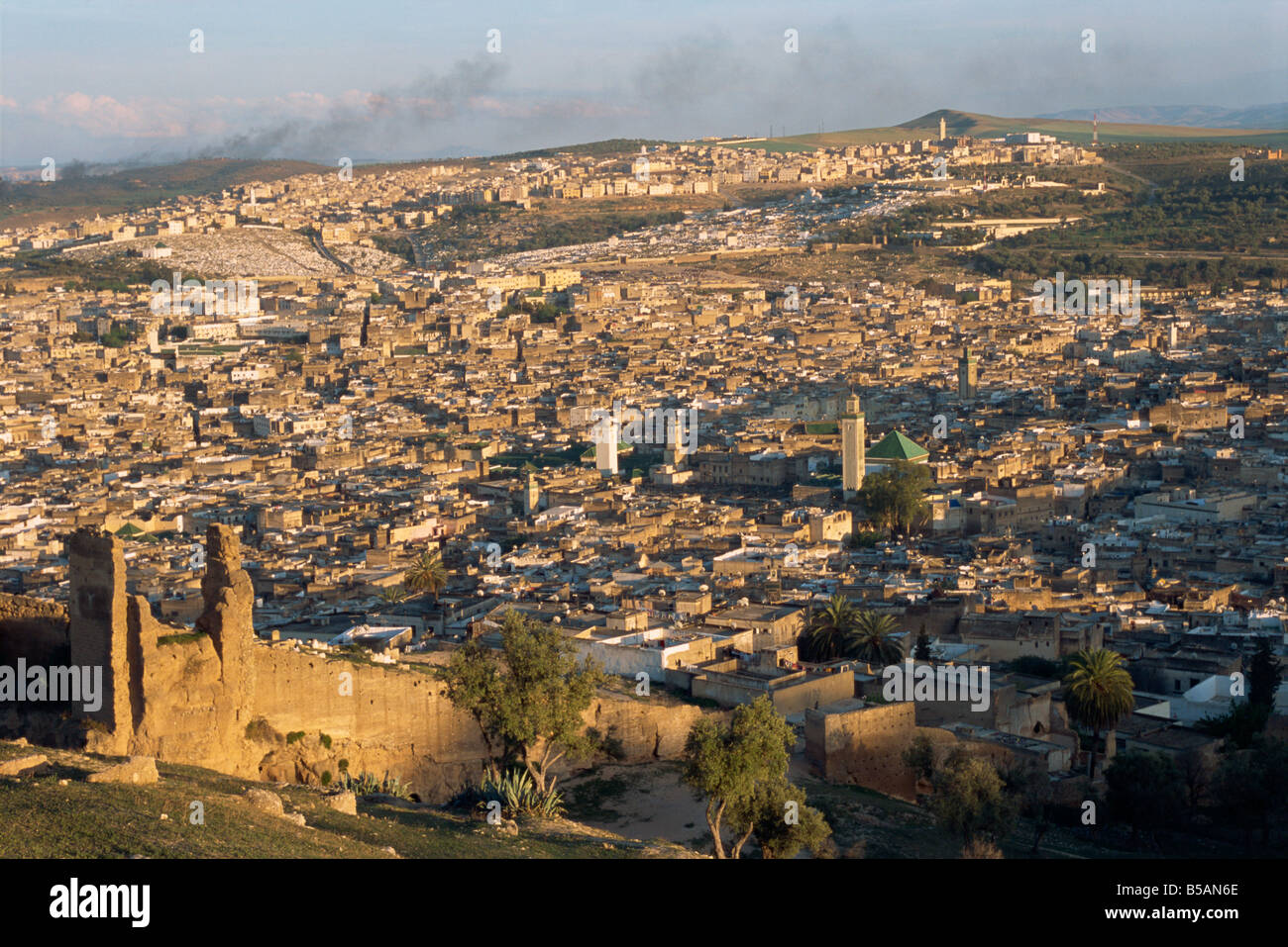The Medina or old walled city UNESCO World Heritage Site Fez Morocco ...
