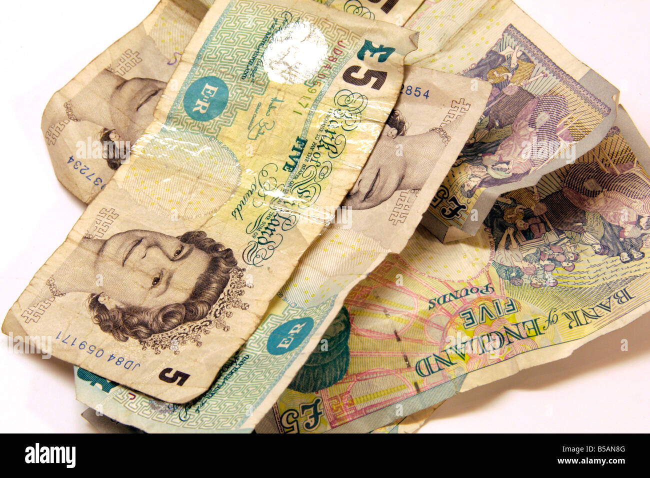 Old Five Pound Notes High Resolution Stock Photography and Images - Alamy