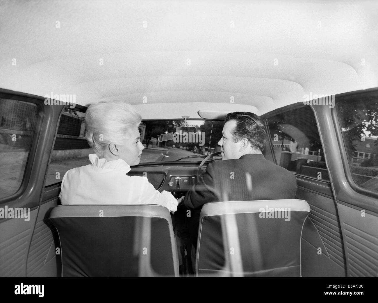 1960s hairstyles Black and White Stock Photos & Images - Alamy