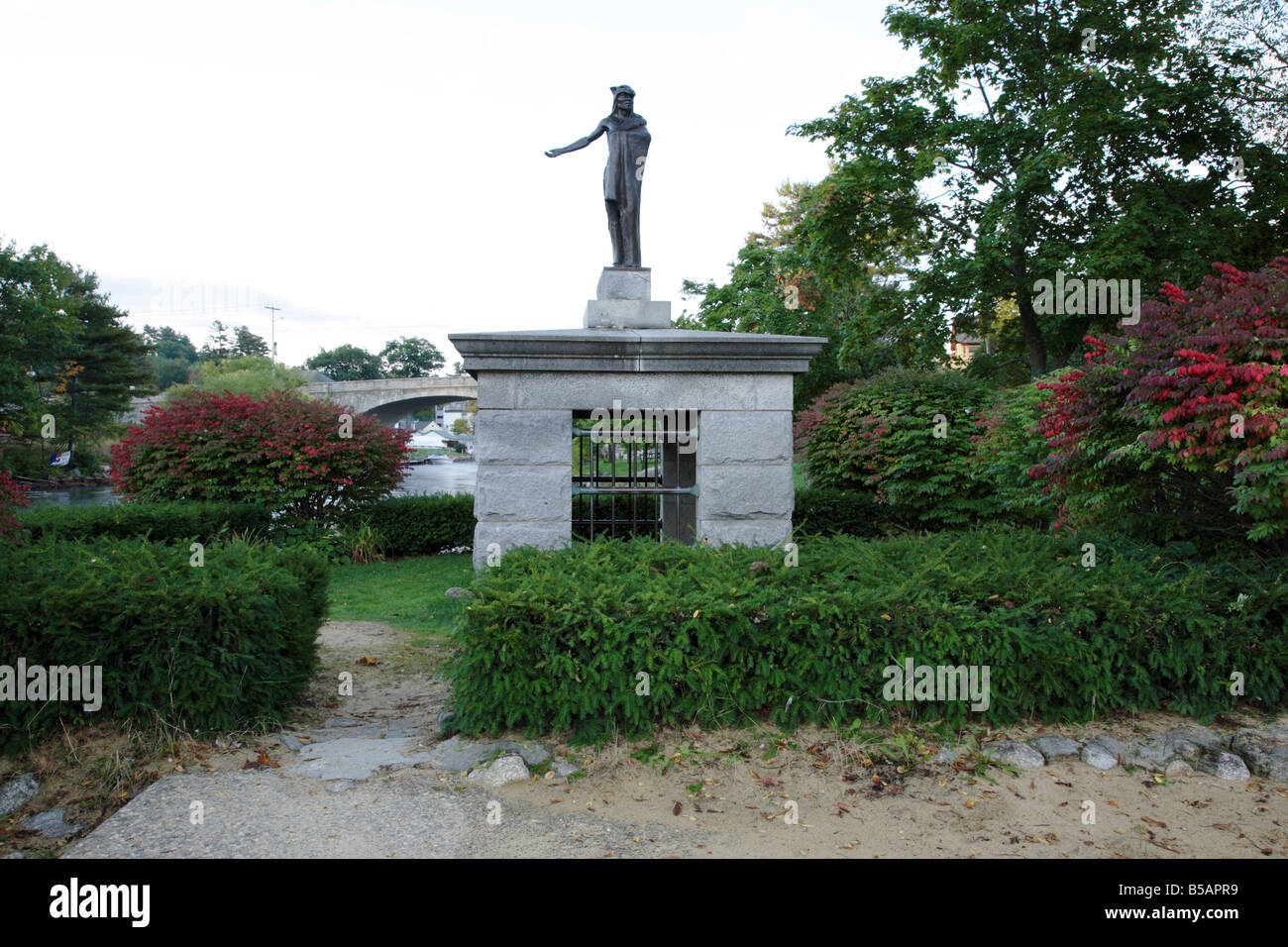 Weirs Beach Located on Lake Winnipesaukee in New Hampshire USA during ...