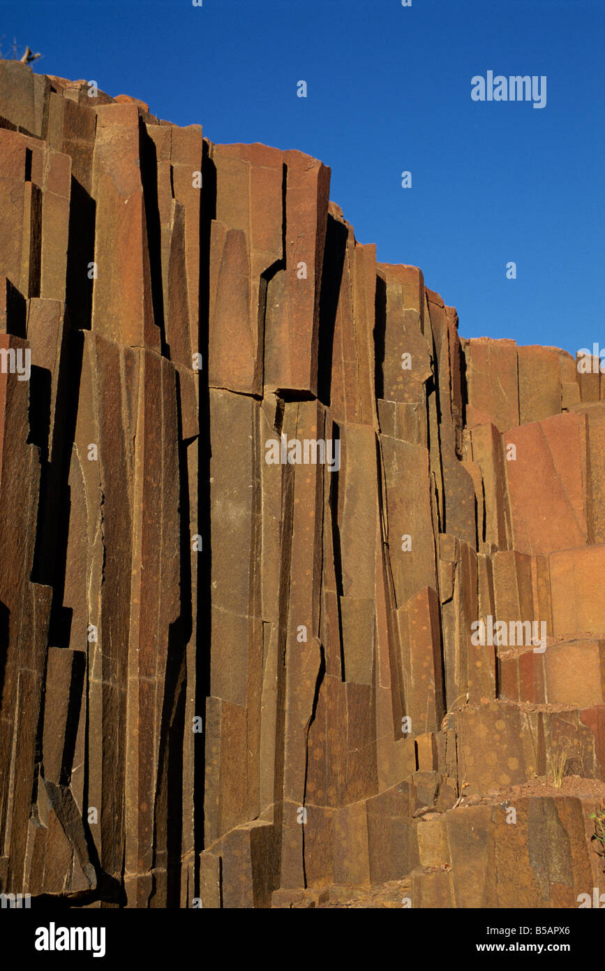 Organ pipes formation dolerite columns Twyfelfontein Namibia Africa D C ...
