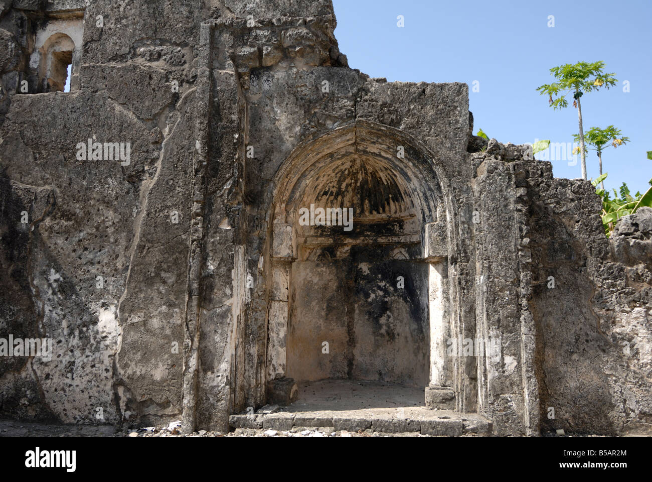 The great mosque, Kilwa Kisiwani Island, UNESCO World Heritage Site ...