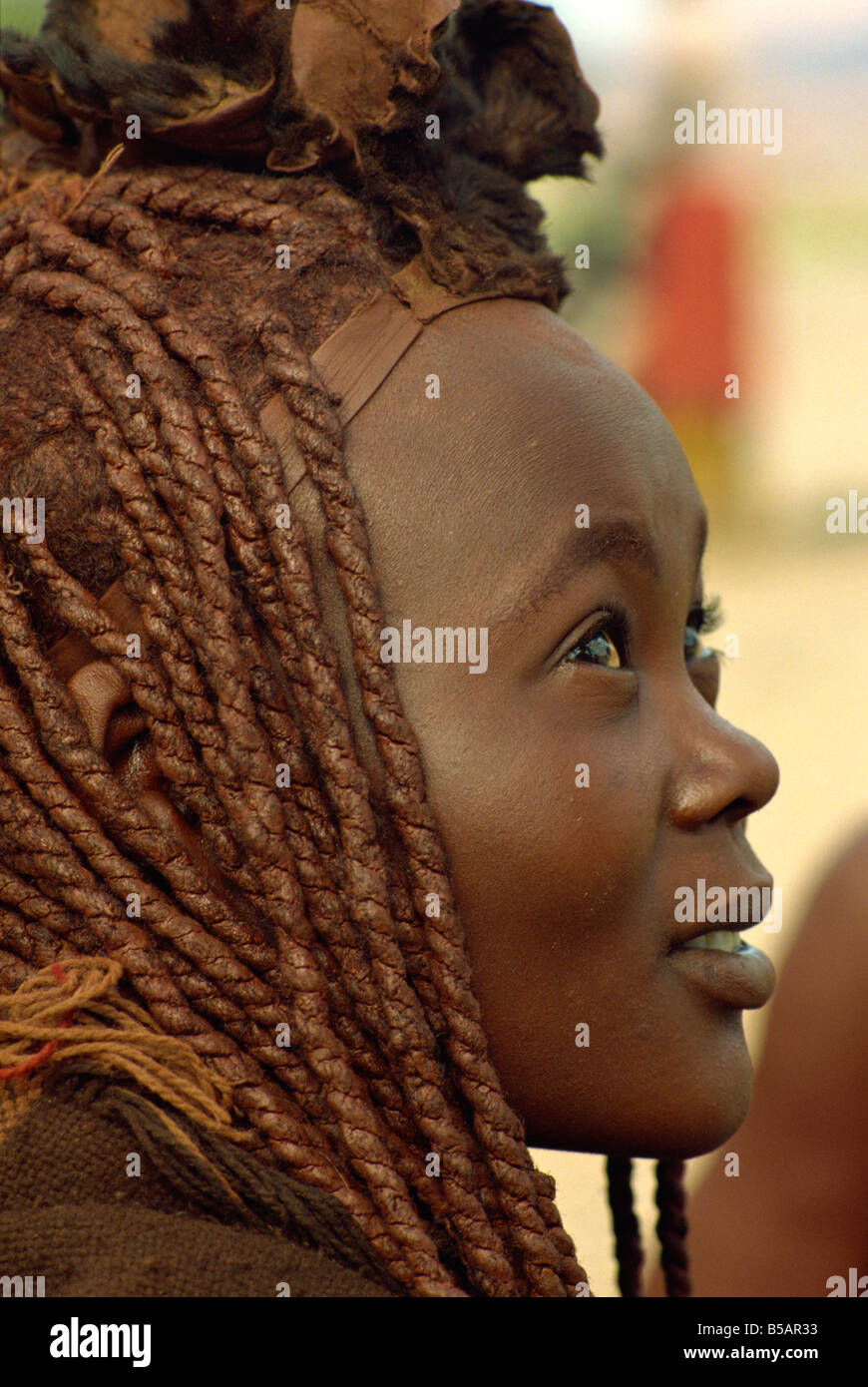 Himba tribe woman Purros Namibia Africa T Ang Stock Photo - Alamy