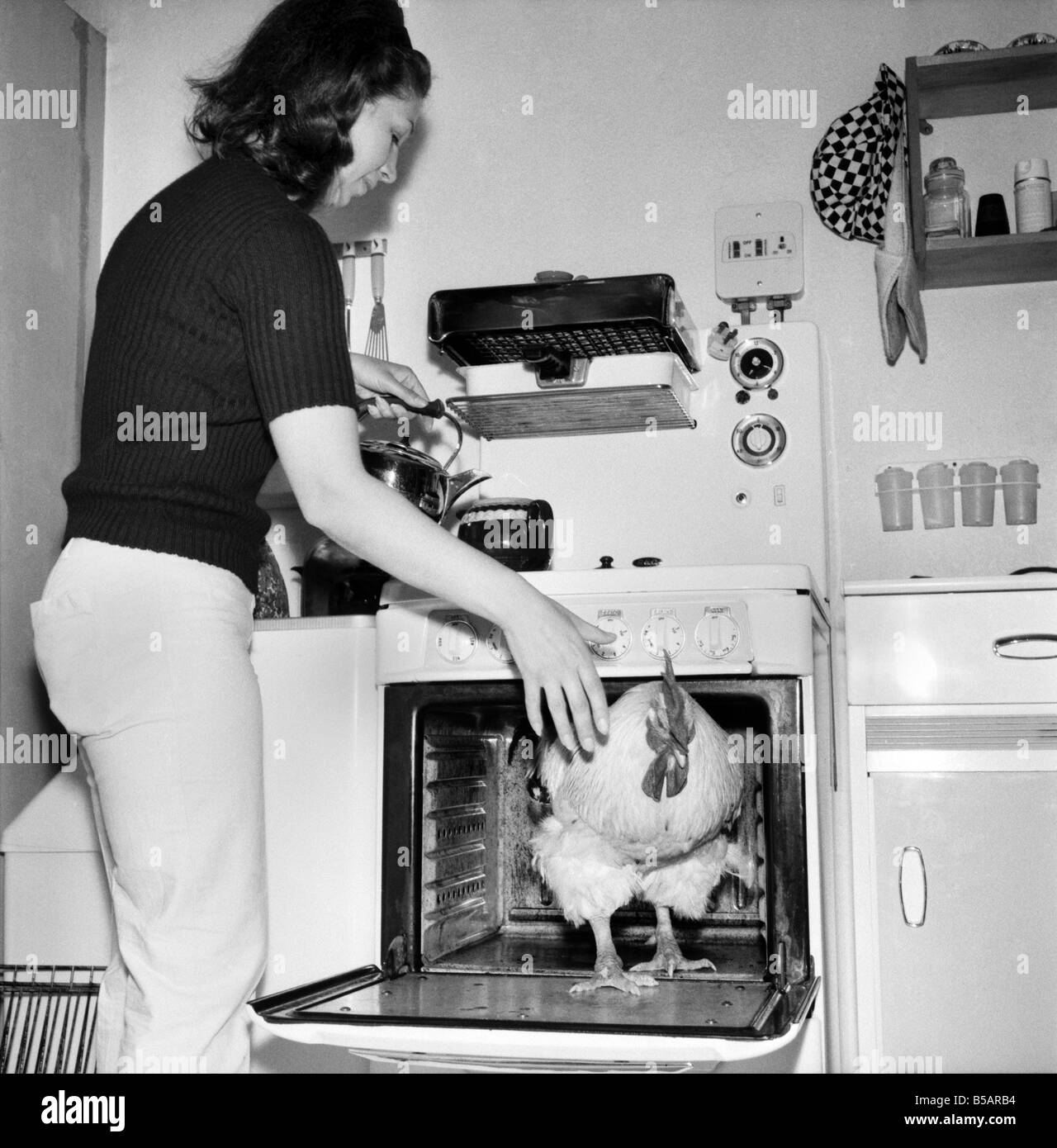 1960s cooker hi-res stock photography and images - Alamy