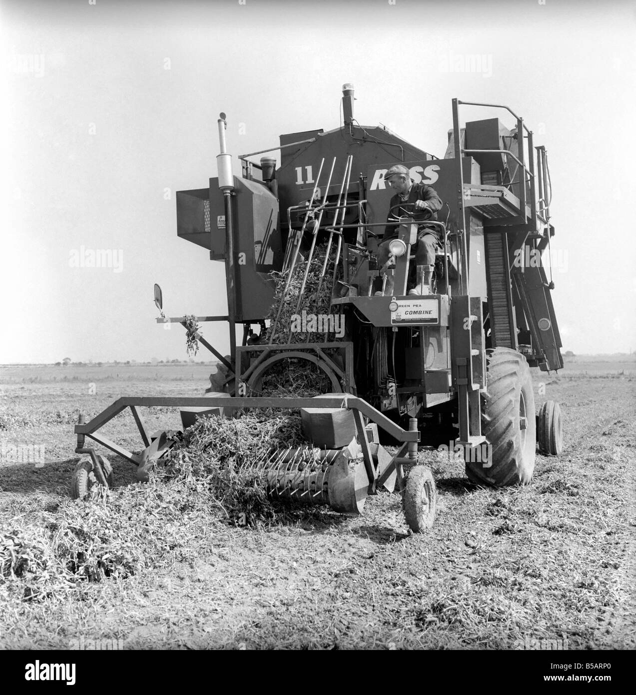 Pea harvester hi-res stock photography and images - Alamy