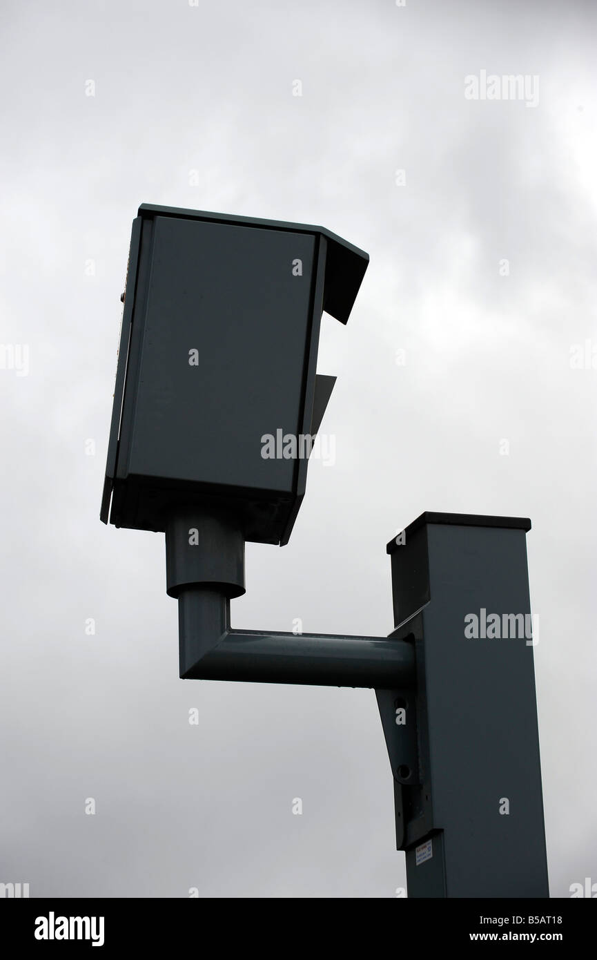 fixed speed camera traffic calming measure road manchester uk england ...