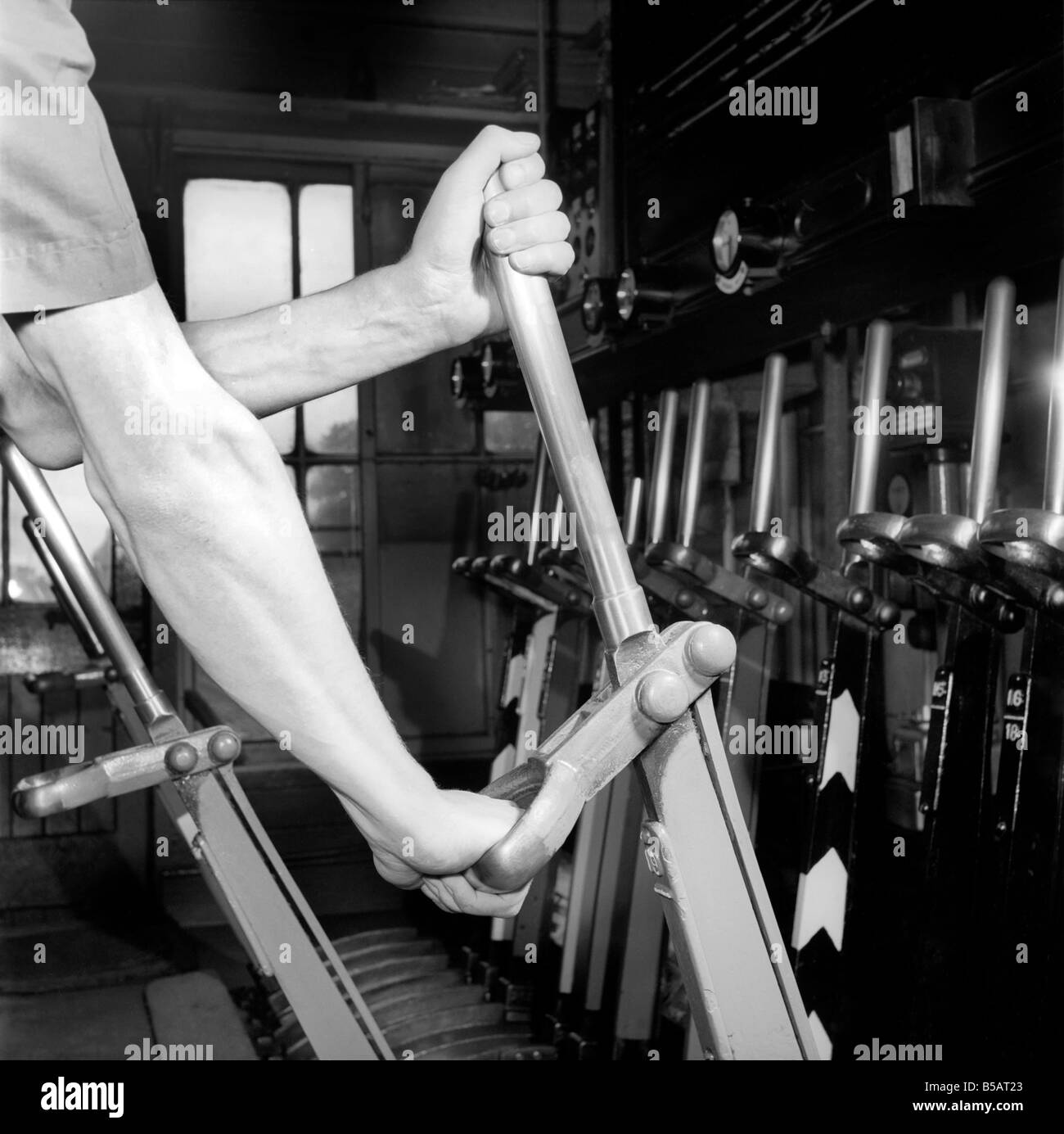 Railway signalman hi-res stock photography and images - Alamy